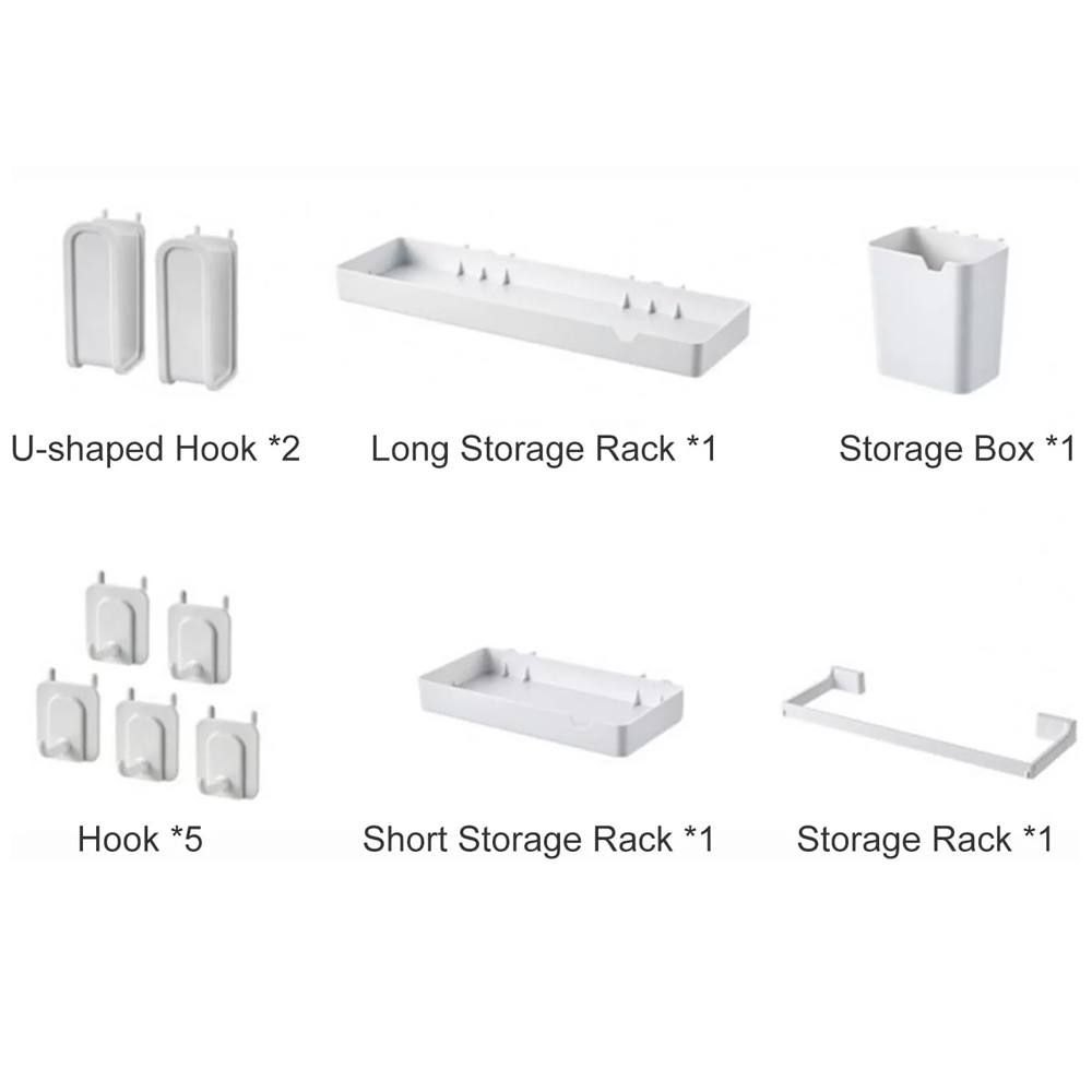 Tablero perforado organizador más kit accesorios – Ergomotion